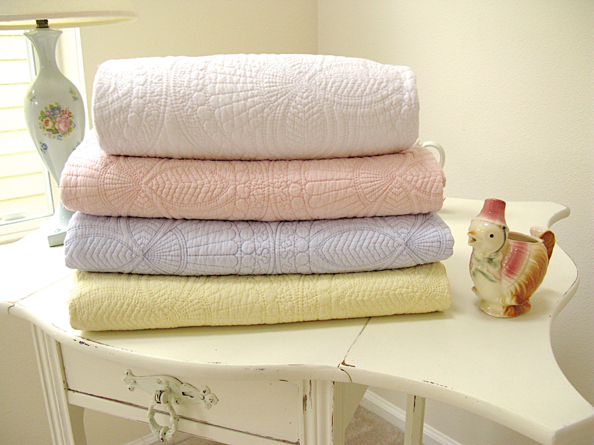 Baby Quilt-Pastel Color Collection | Linen Whites