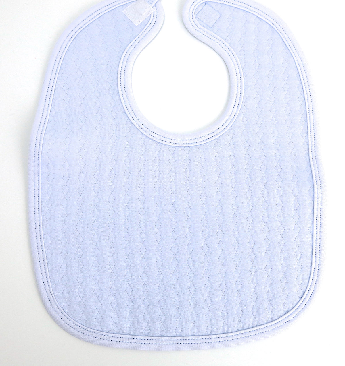 Blue Color Pattern Soft Cotton Baby Bib, set of 2 | Linen Whites